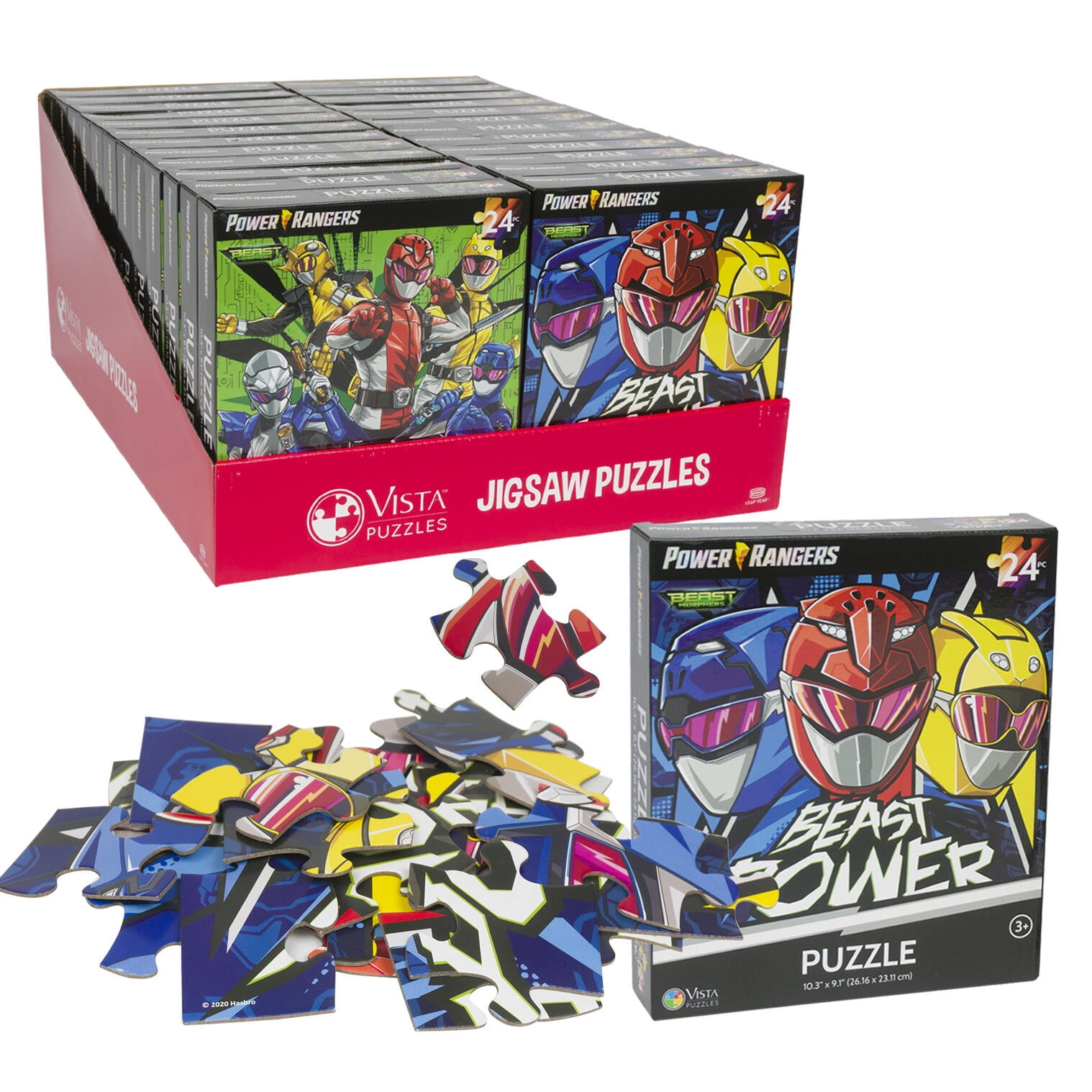 24pc Power Rangers Puzzle- 2 Assortments - Walmart.com