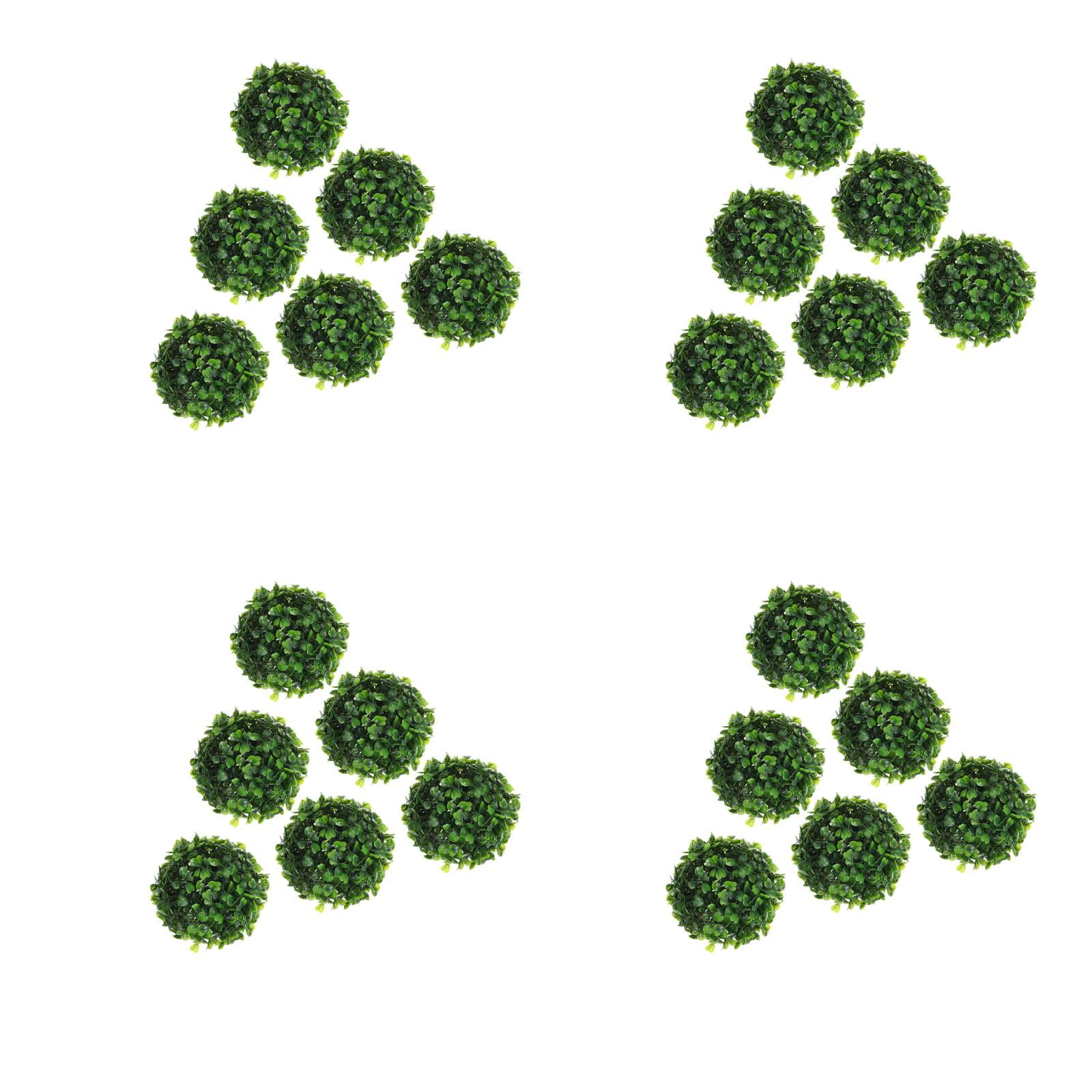 24pcs 10cm Topiary Ball Round Greenery Globe Plant for Home Outdoor ...