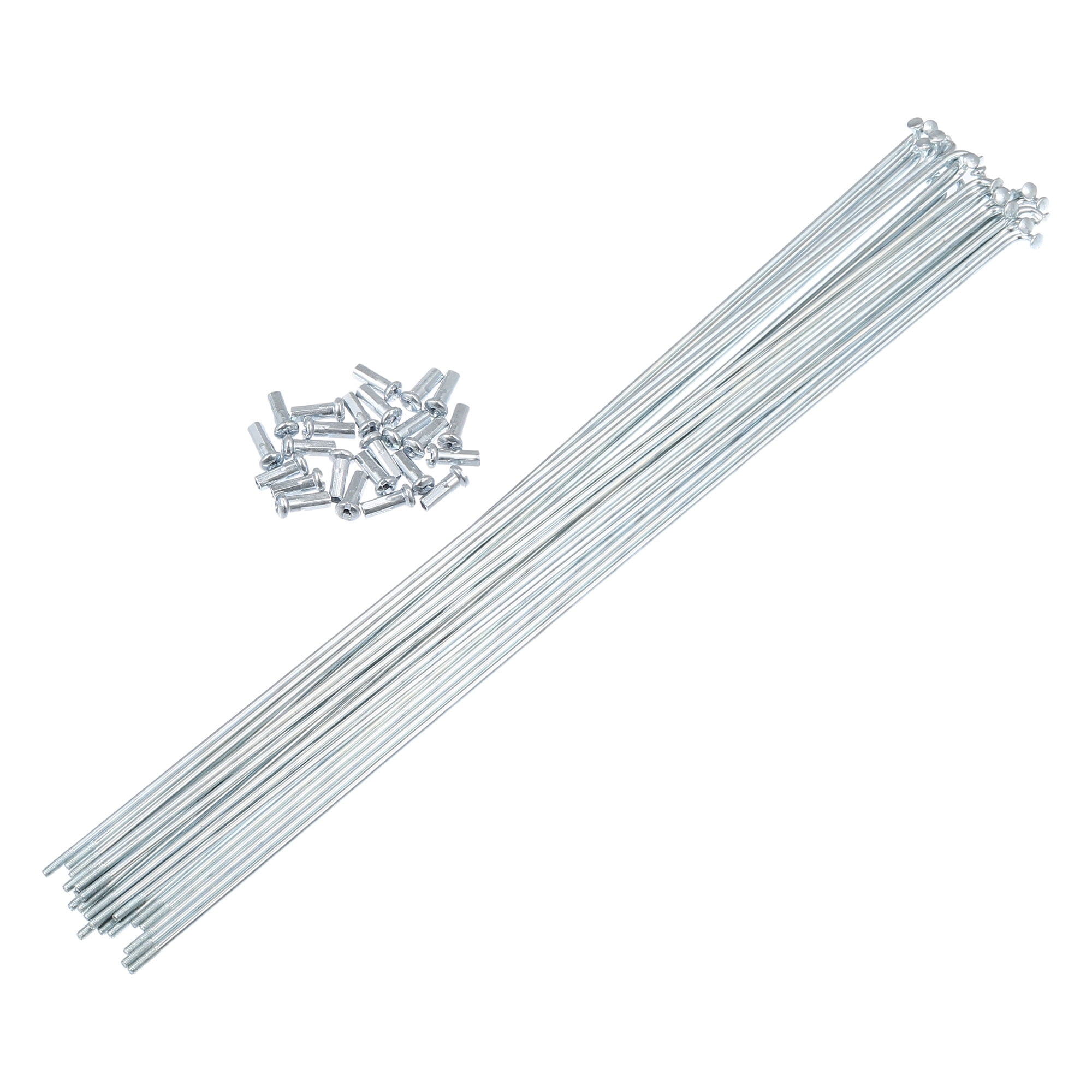 24pcs 13G J Bend Bicycle Galvanized Spokes 300mm 11.81" Cycle Spokes ...