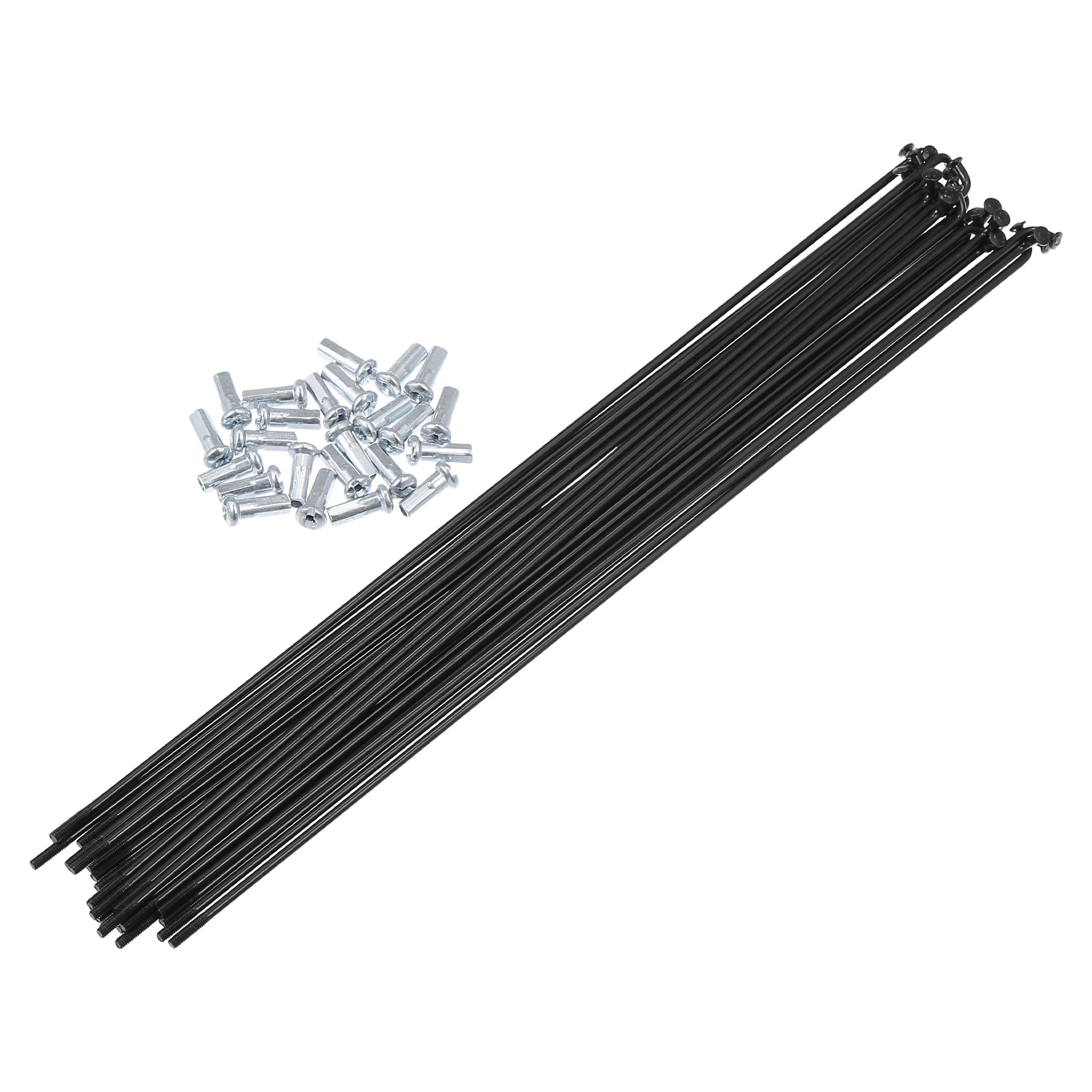 24pcs 13G J Bend Bicycle Steel Spokes 260mm 10.24" Cycle Spokes with ...
