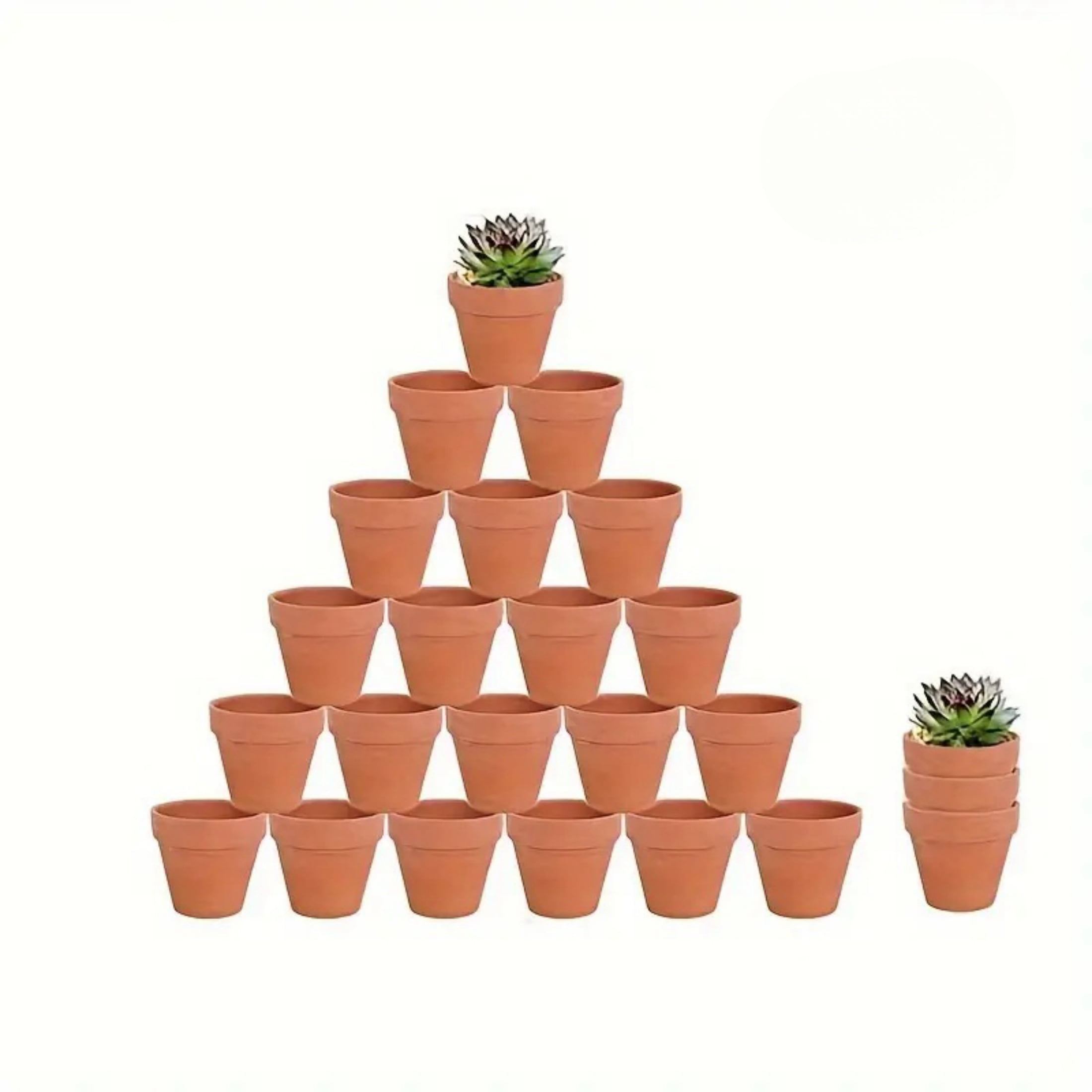 24pcs, 2.5" Small Mini Clay Pots Terracotta Pot Terra Cotta Flower Pot ...