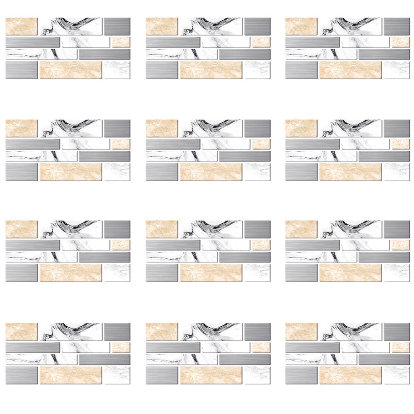 24pcs 5.16 Sq ft 3D Wall Panels Peel and Stick Foam Brick Wallpaper ...