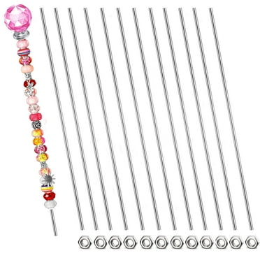 Uxcell 2Pcs 3/8"-16x140mm Threaded Rods with Hex Nuts, 304 Stainless ...