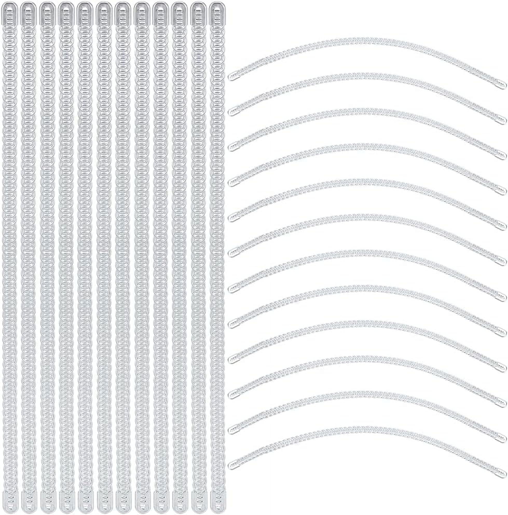 24pcs 8inch Spiral Metal Corset Boning Steel Stainless Steel Spiral ...