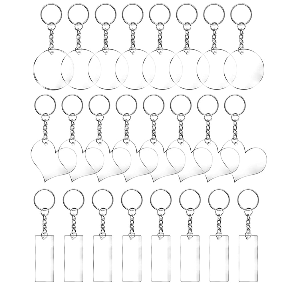 Acrylic Blank Keychains