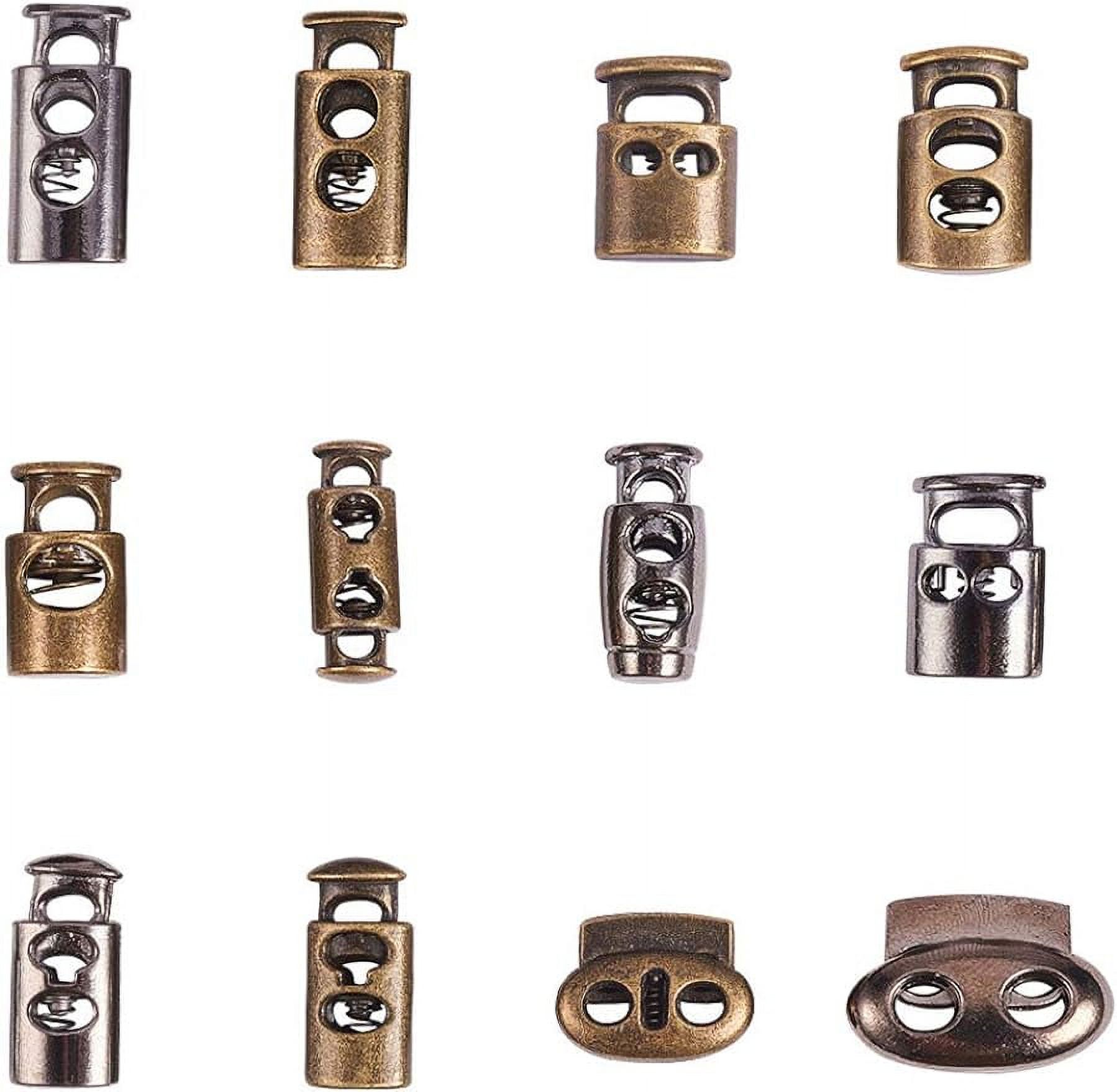 24pcs Alloy Toggle Stoppers Single/Double Hole Spring Loaded Stop ...