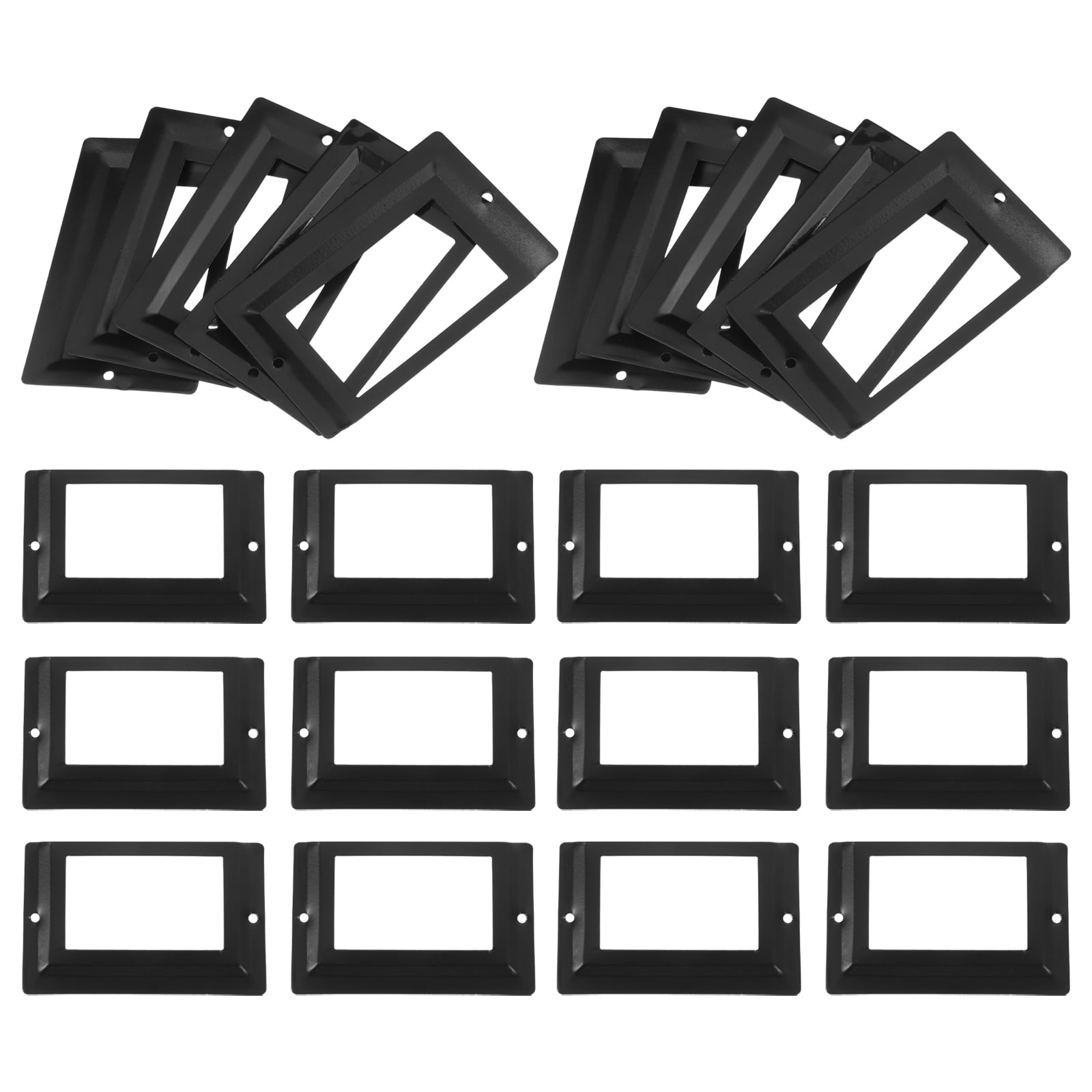 24pcs Antique Card Holder Drawer Pulls Tag Frame Pulls Cabinet Frame ...