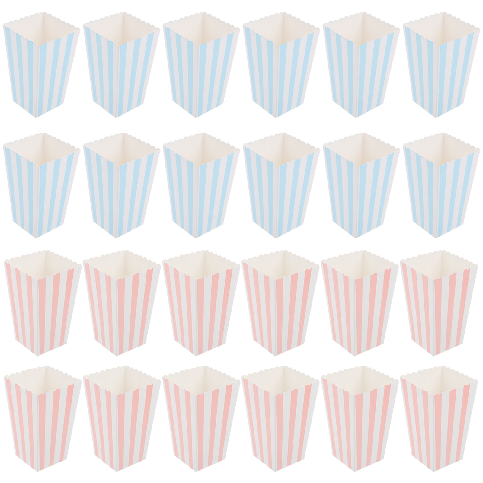 24pcs Carnival Party Snack Buckets Popcorn Storage Containers Portable ...
