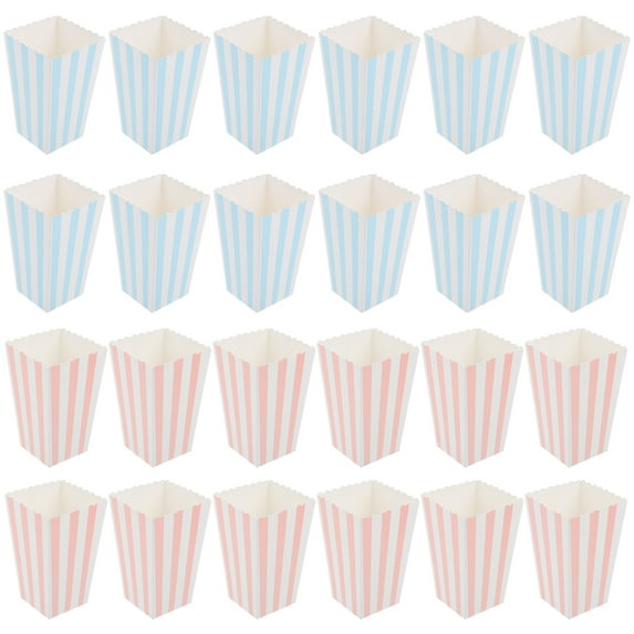 24pcs Carnival Party Snack Buckets Popcorn Storage Containers Portable ...