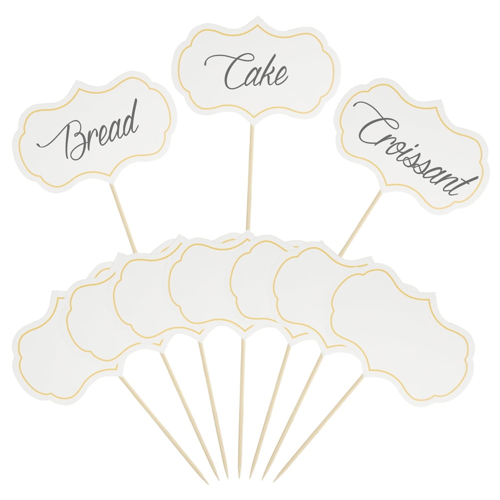 24pcs Cheese Markers for Charcuterie Board Buffet Food Labels Blank ...