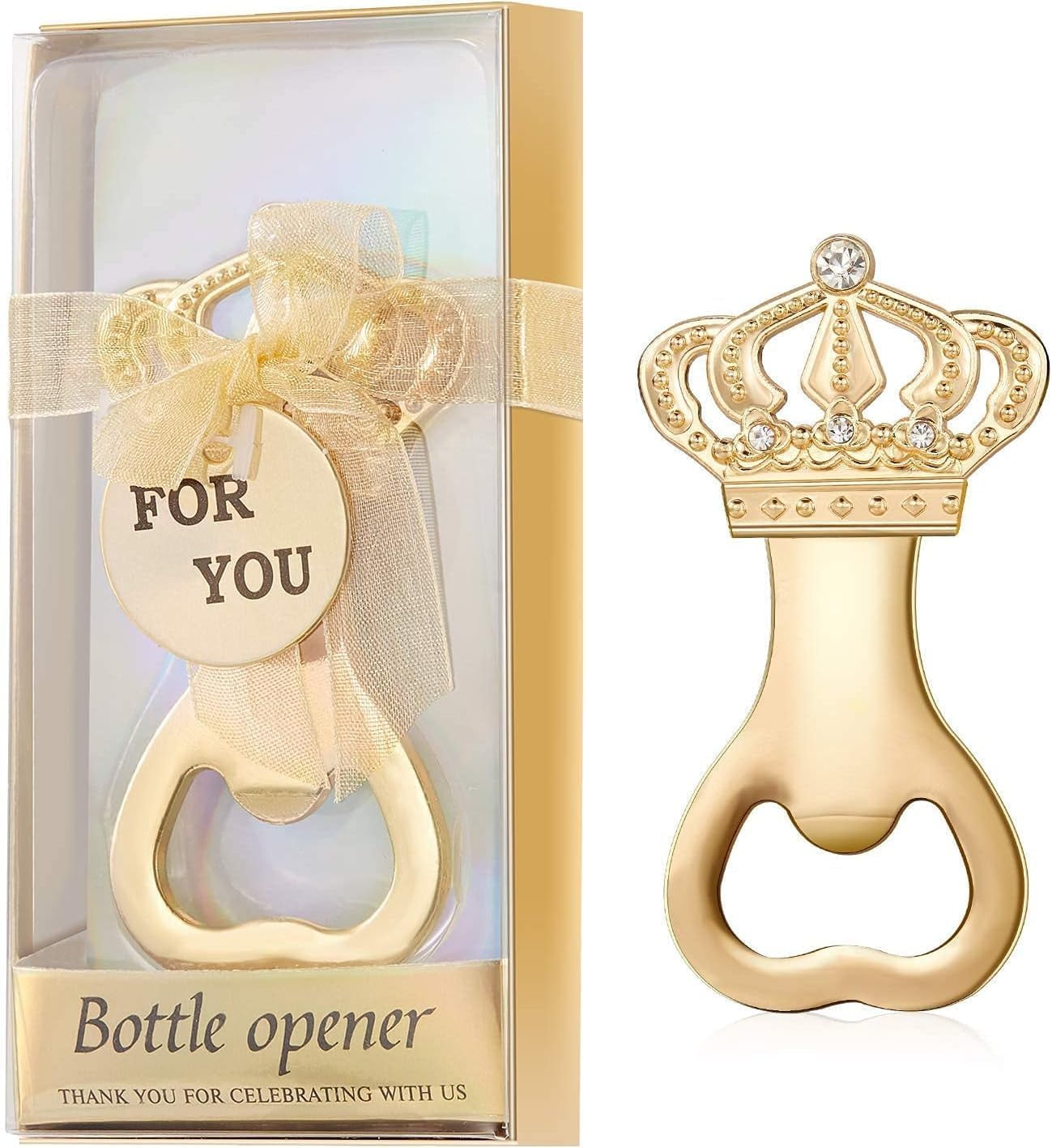24pcs Crown Shape Bottle Opener for Baby Sho r Bridal Sho r Favors ...