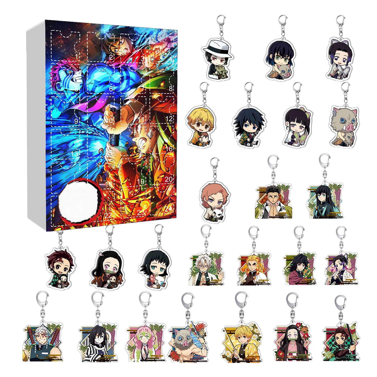 24pcs Demon Slayer Blind Box Demon Slayer Christmas Gift Demon Slayer ...