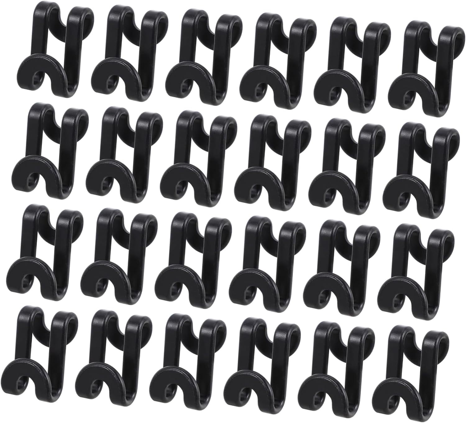 24pcs Double S-Shaped Hook Hanger Connector Hooks Metal Hanger Metal s ...