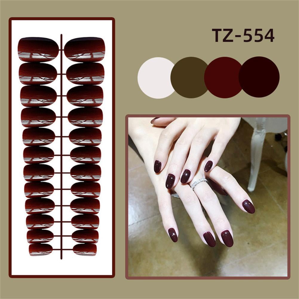 24pcs Fake Nails Ballerina Fake Nails Acrylic Nails Fake False Nails ...