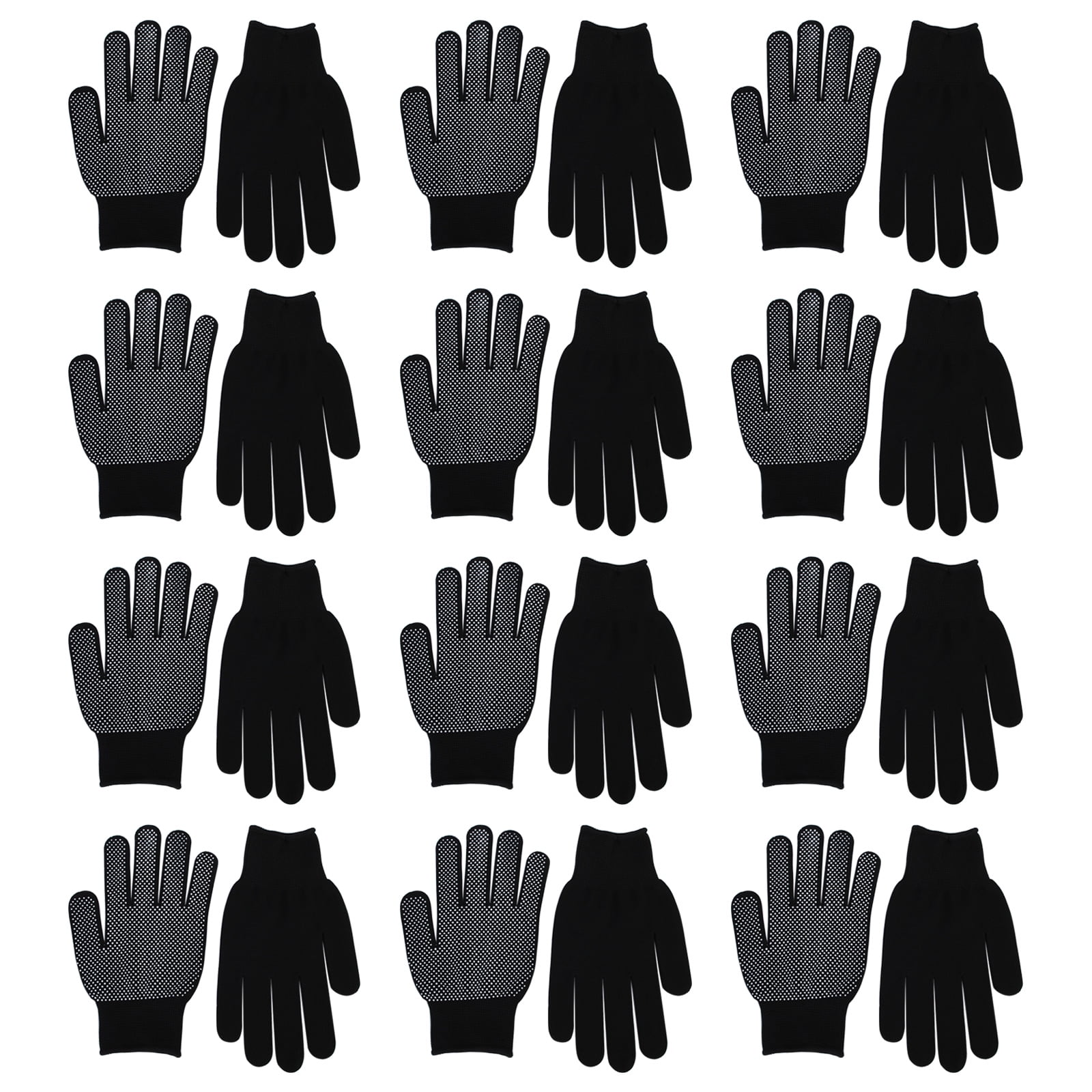 24pcs Fashion Breathable Gloves Unisex Working Presentation Gloves ...