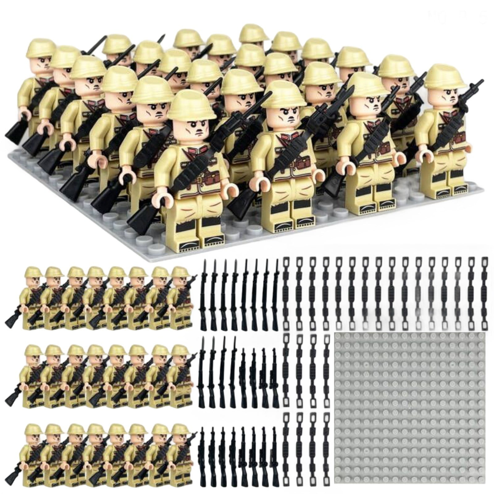 24pcs Force Special Operations Minifigure,2" Tall Military Special ...