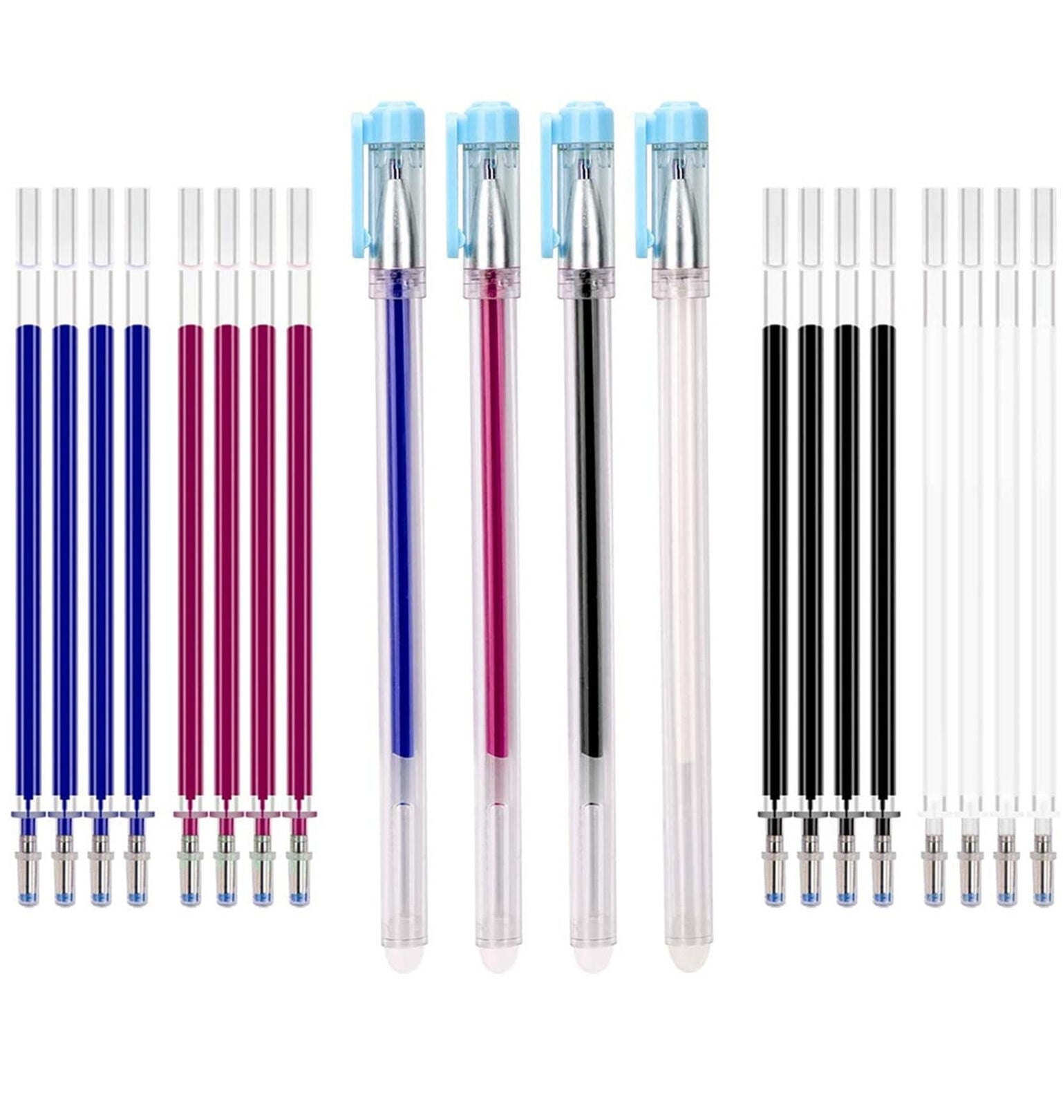 24pcs Heat Erasable Pens with Refills Fabric Marking Markers for ...