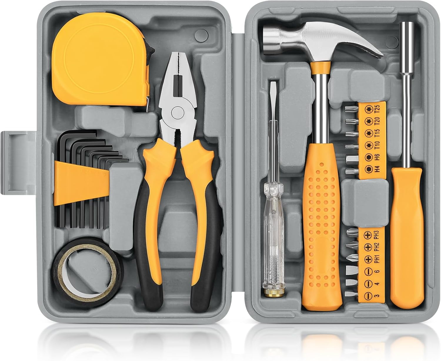 24pcs Home DIY Tool Kit for Household, Office & Garage - General Repair ...