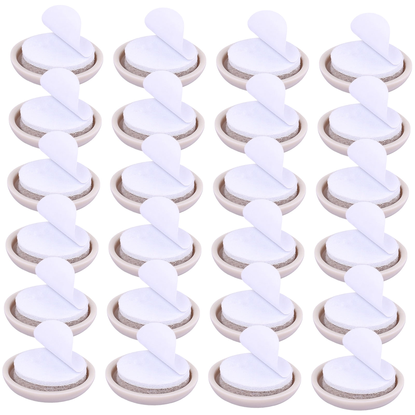 24pcs Impacts Resistant Rubber Pad for Desk Legs Offering Noise ...