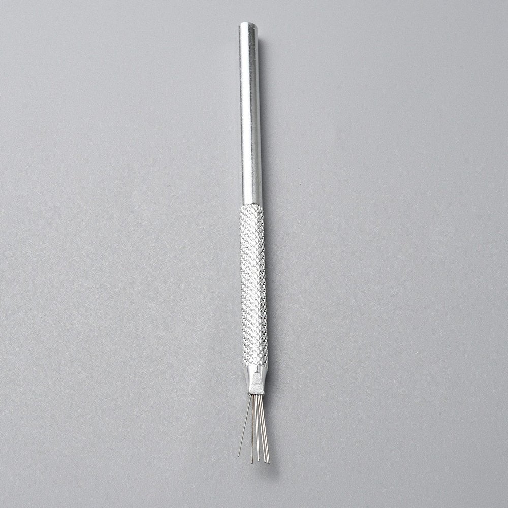 24pcs Iron 7-Pin Feather Wire Brush Texture Tool Clay Sculpture Tools ...