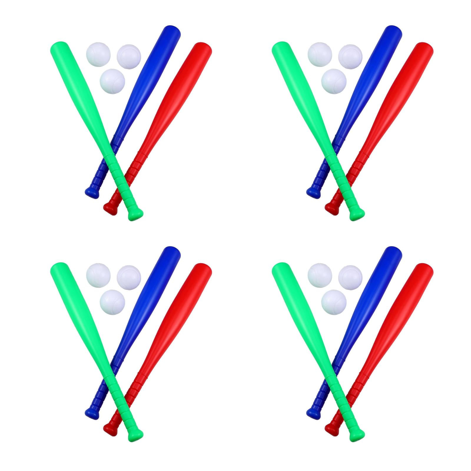 24pcs Kids Baseball Set Plastic Baseball Bat Toys - Walmart.com