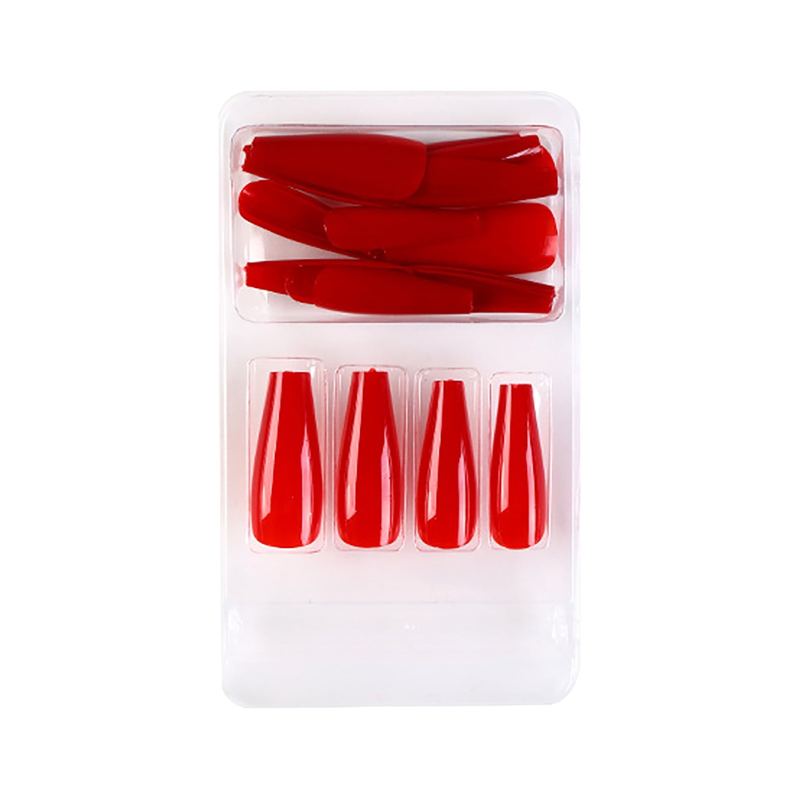 24pcs Long Fake Nails Full Cover False Nail Coffin Tips Ballerina Art Manicurefake Nails For