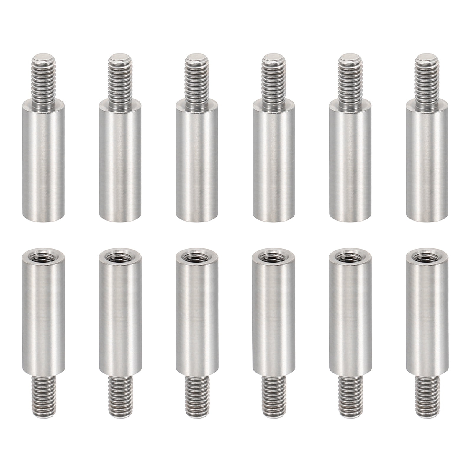 24pcs M3 Standoffs, M3 14+6mm Spacer Standoffs Steel Threaded Standoffs ...