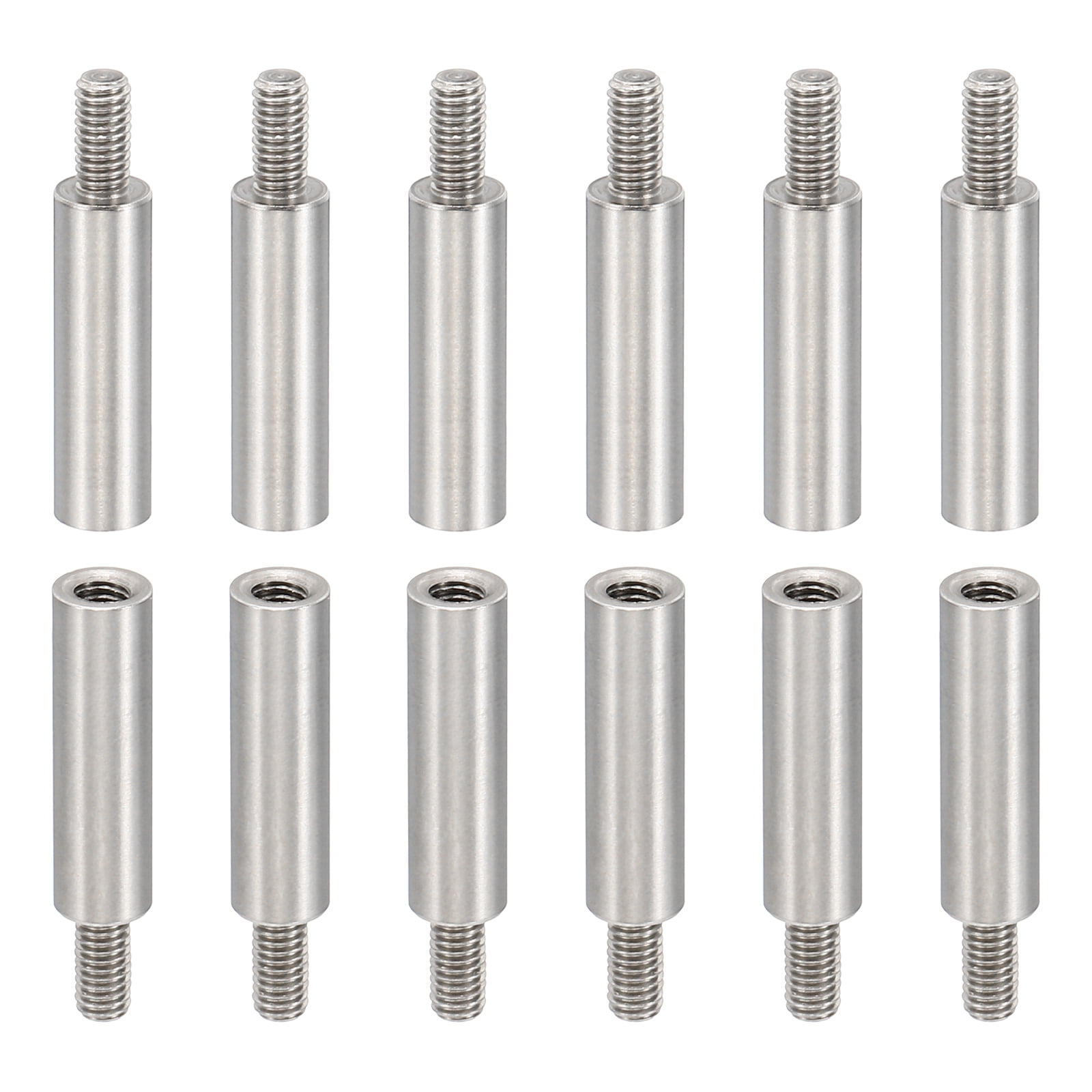 24pcs M3 Standoffs, M3 18+6mm Spacer Standoffs Steel Threaded Standoffs ...