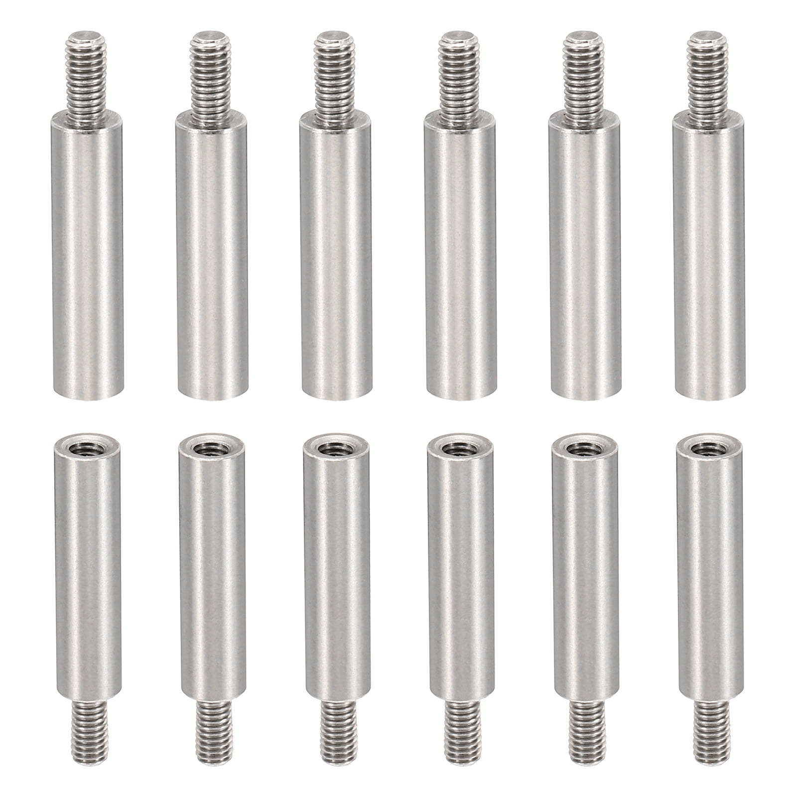 24pcs M3 Standoffs, M3 20+6mm Spacer Standoffs Steel Threaded Standoffs ...
