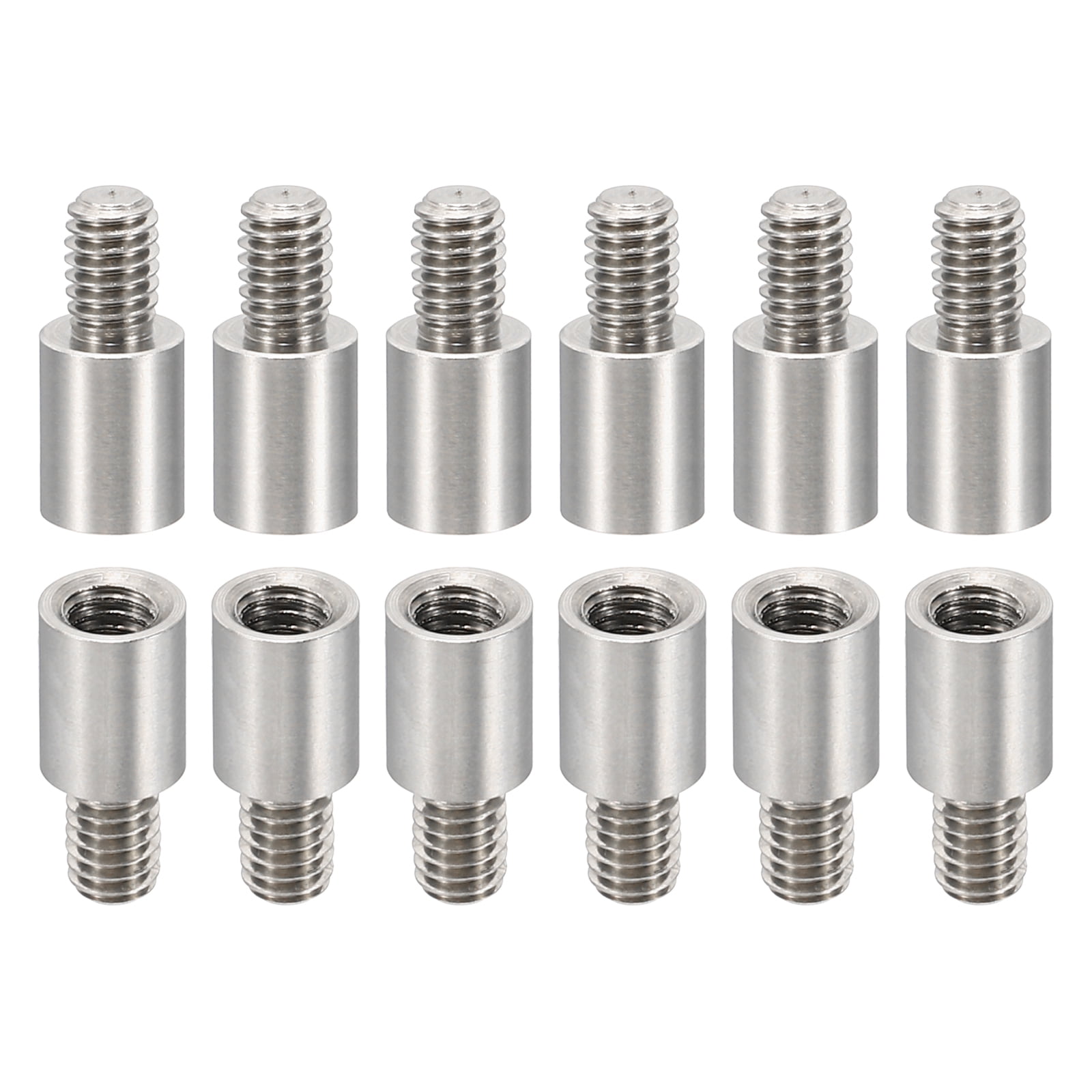 24pcs M4 Standoffs, M4 8+6mm Spacer Standoffs Steel Threaded Standoffs ...