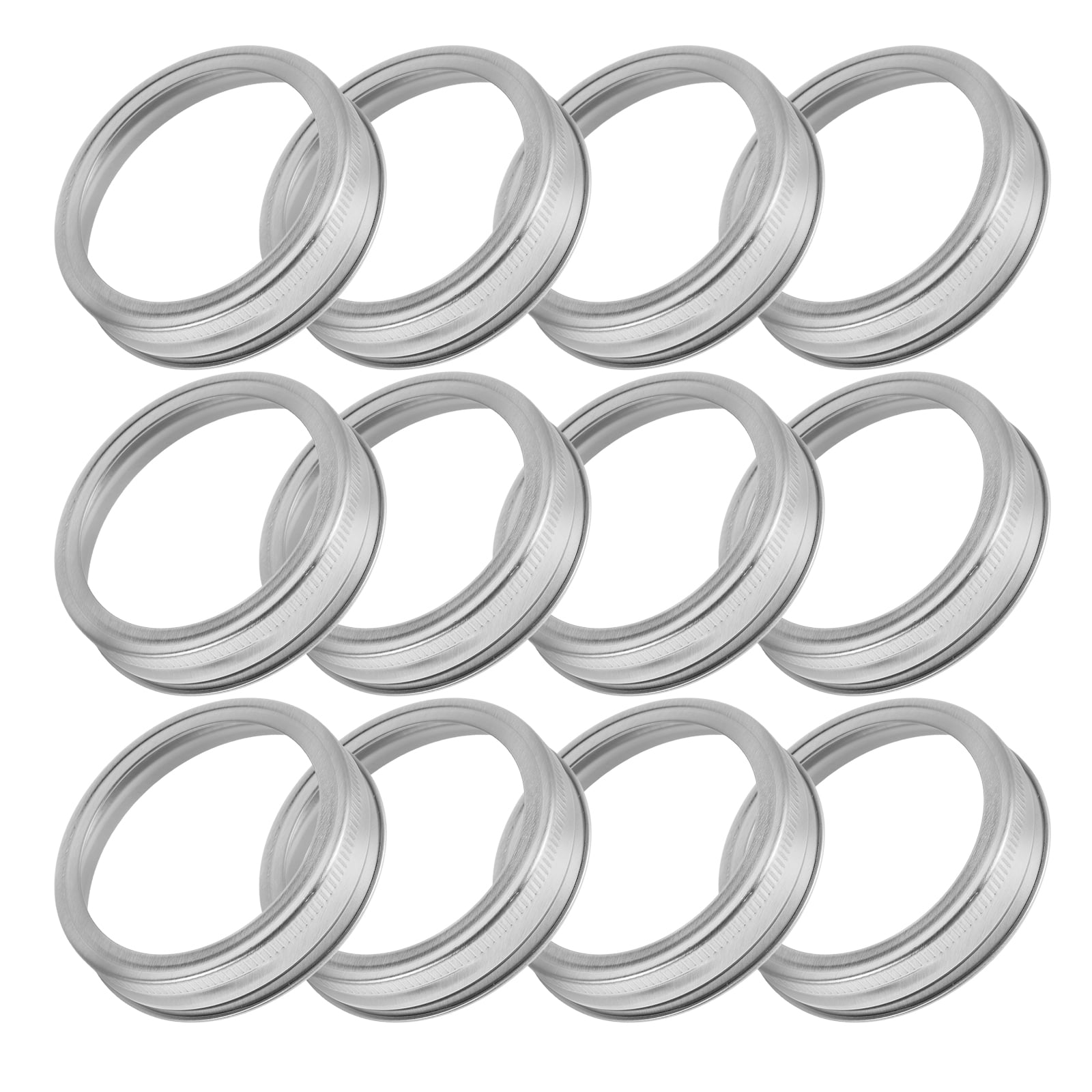 24pcs Mason Jar Replacement Rings Rustproof Tinplate Metal Bands Rings ...