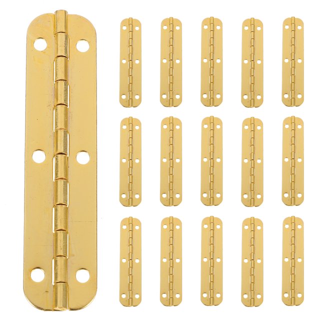 24pcs Metal Hinges Small Jewelry Box Hinge Continuous Piano Hinges for ...