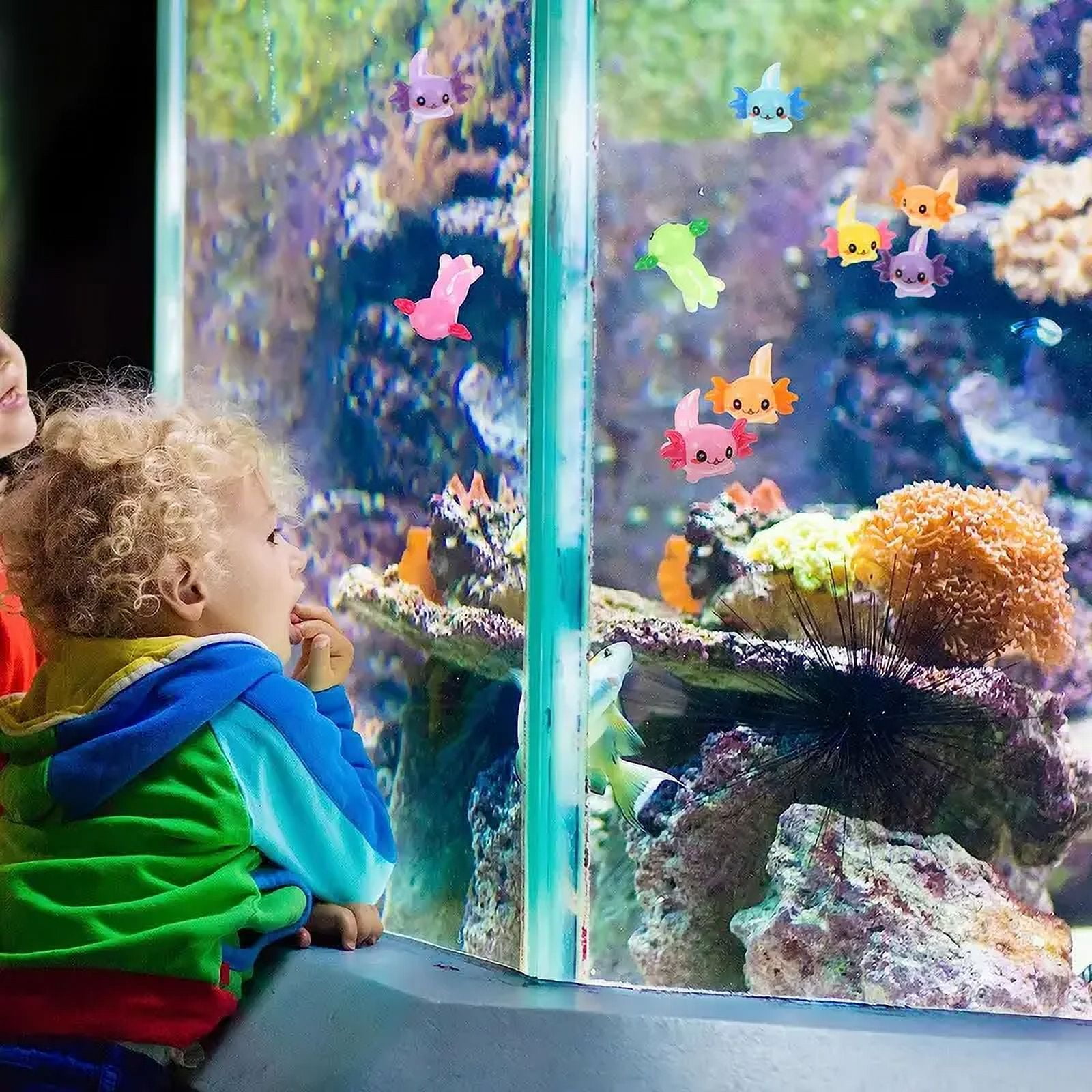 24pcs Mini Salamander Resin Statue Toys, Micro Salamander Decorations ...