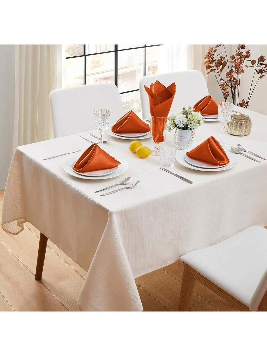 24pcs Multi-Color Square Satin Polyester Napkins (11.811.8in/1717in ...