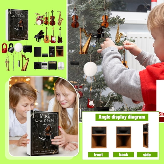 24pcs Music Merch Music Advent Calendar 2025 Music Advent Calendar 24 ...