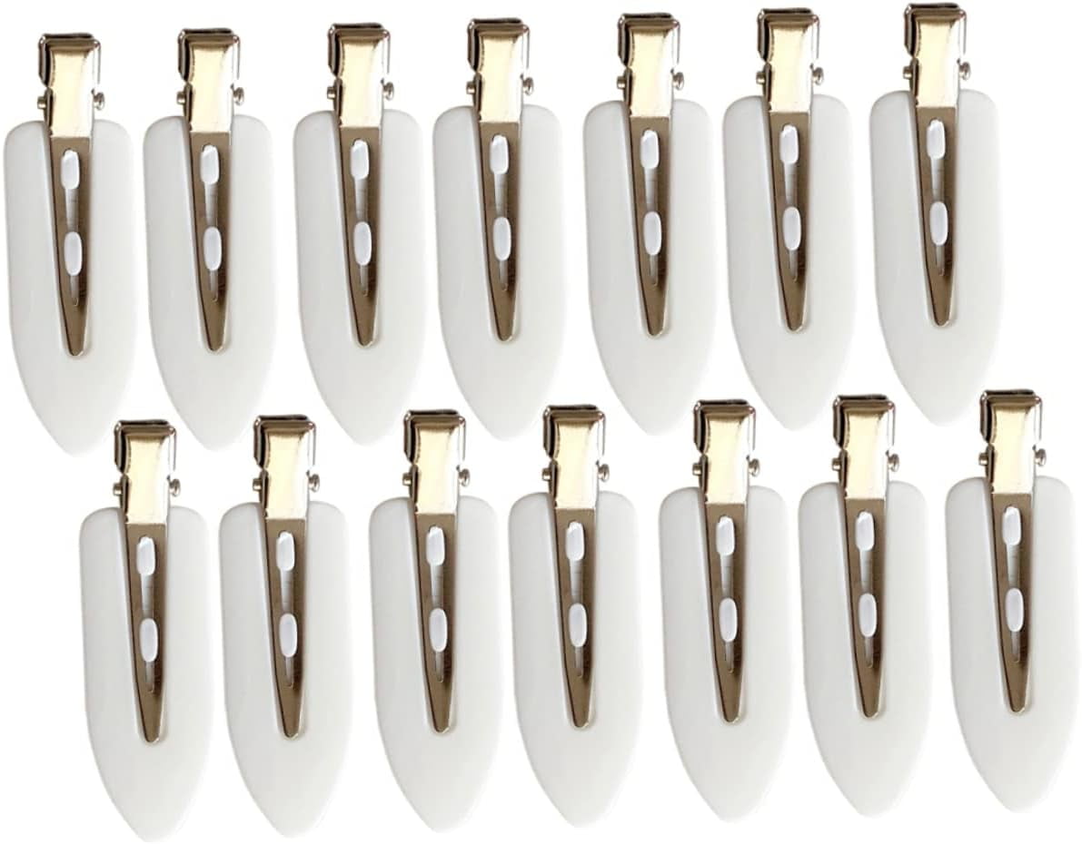 24pcs No Trace Hair Clip Girls Suit Set Alligator Hair Clips Curly ...