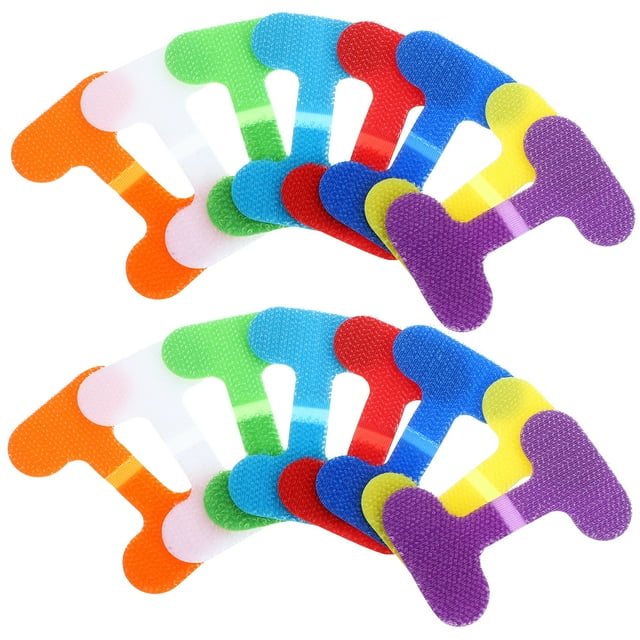 24pcs Nylon Cable Labels Convenient Core Cable Tags Wraps Flexible ...