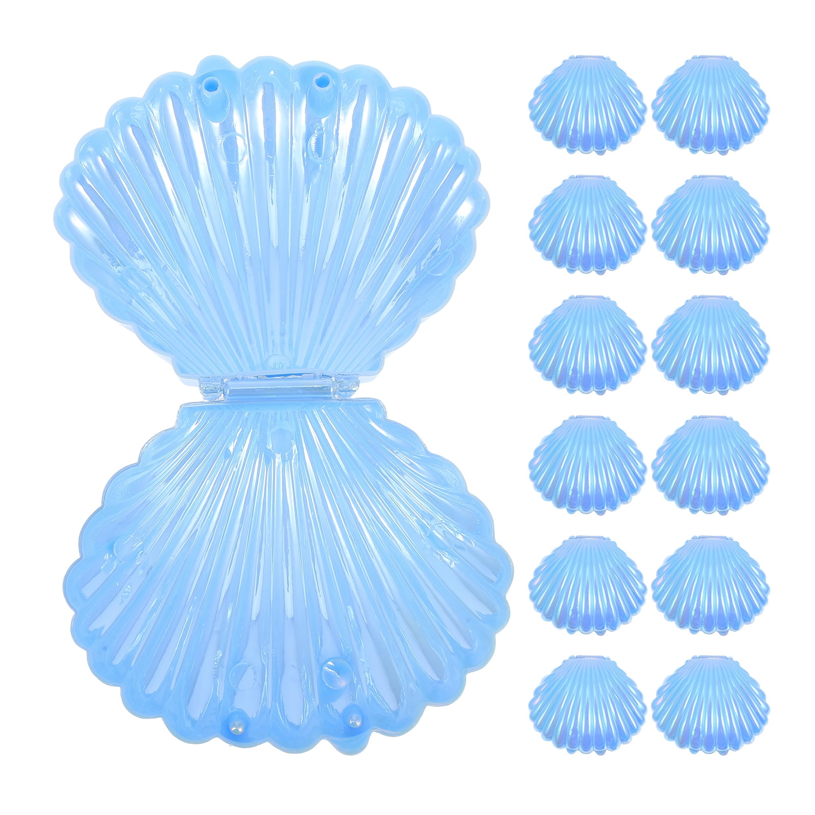 24pcs Pearlized Seashell Candy Boxes Plastic Wedding Party Favor ...