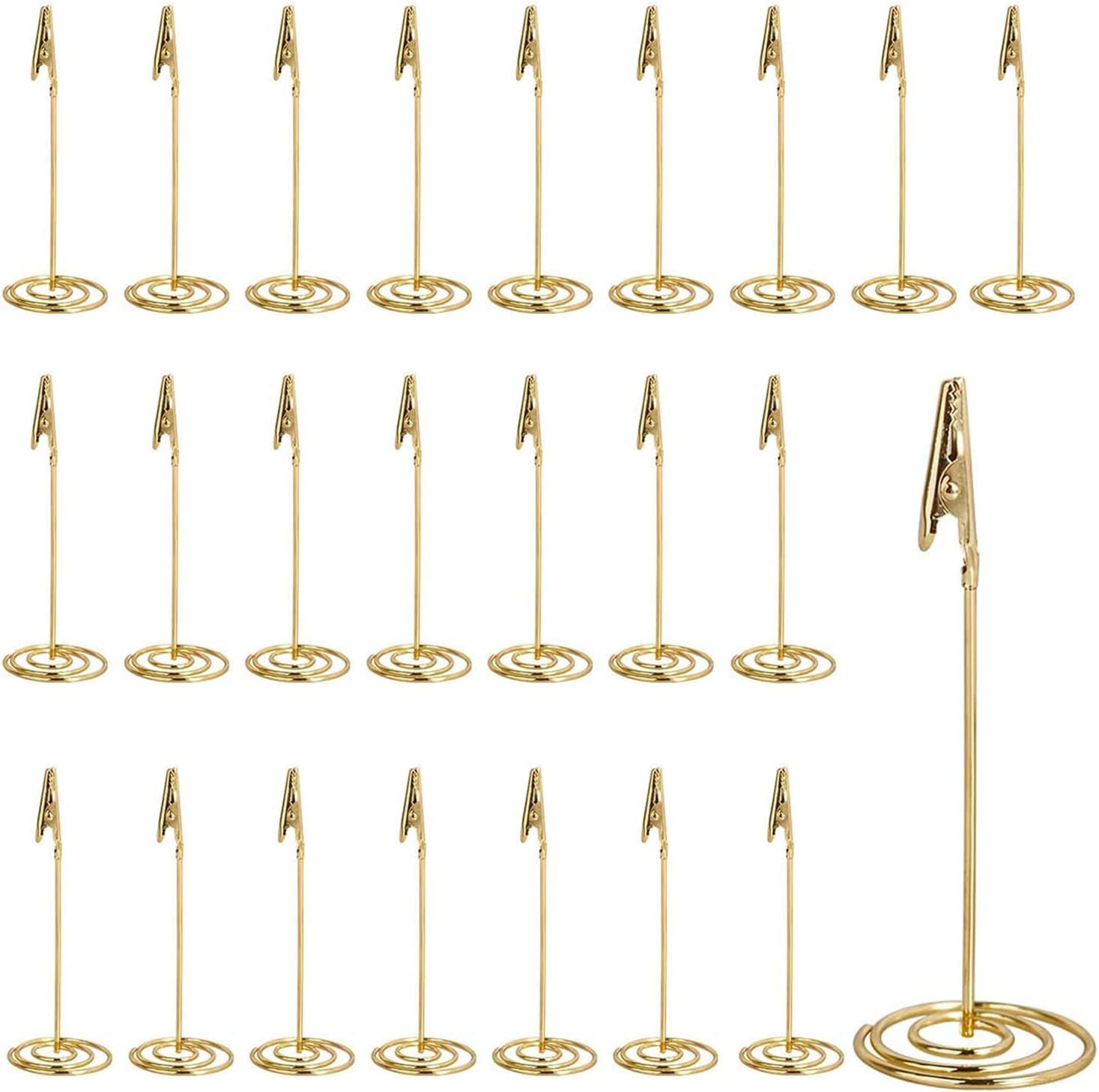 24pcs Place Card Holder Memo Holder Clip Photo Holder, Basicon Table ...