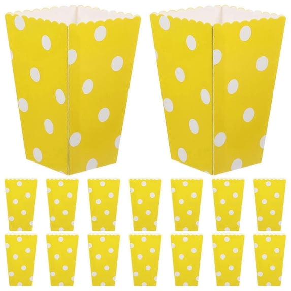 24pcs Popcorn Boxes Popcorn Paper Boxes Decorative French Fries Boxes ...