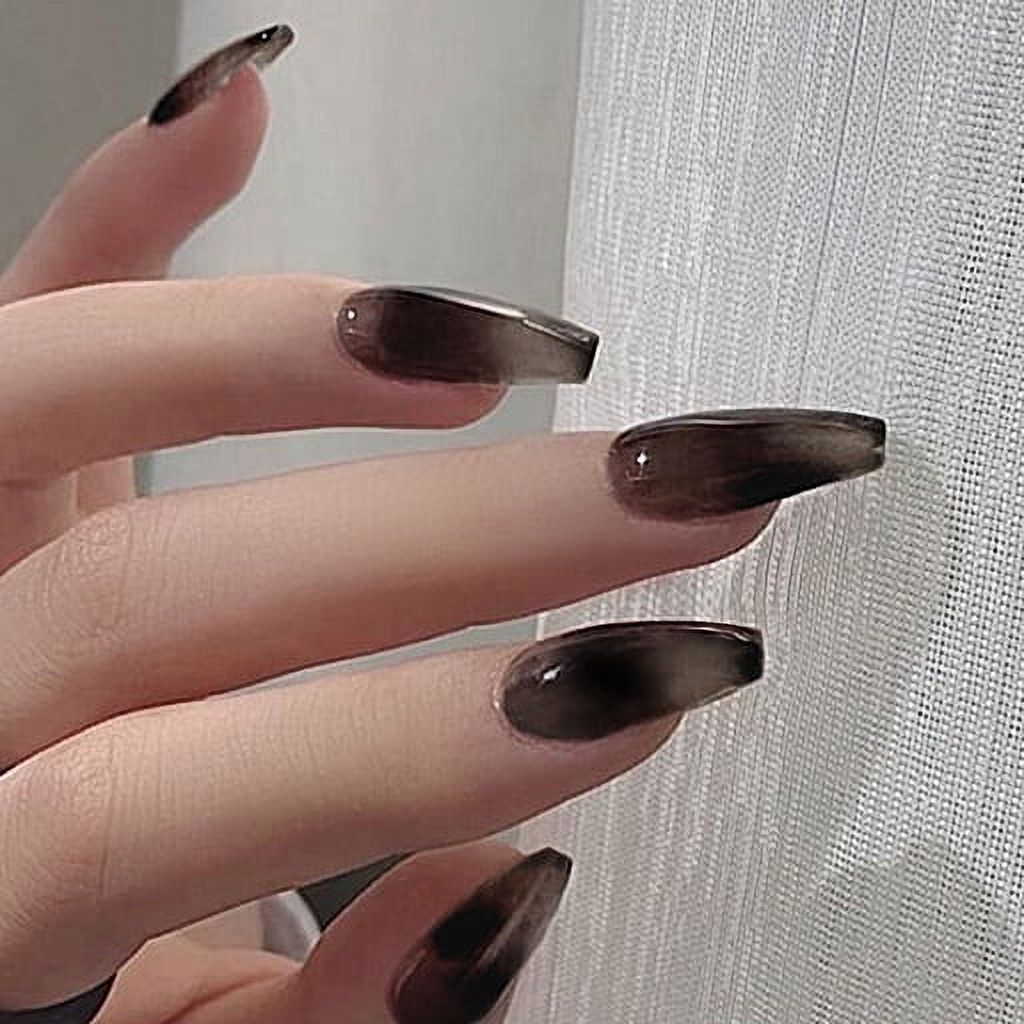 24pcs Press On False Nails Fake Nail Salon Full Cover Design for Women ...