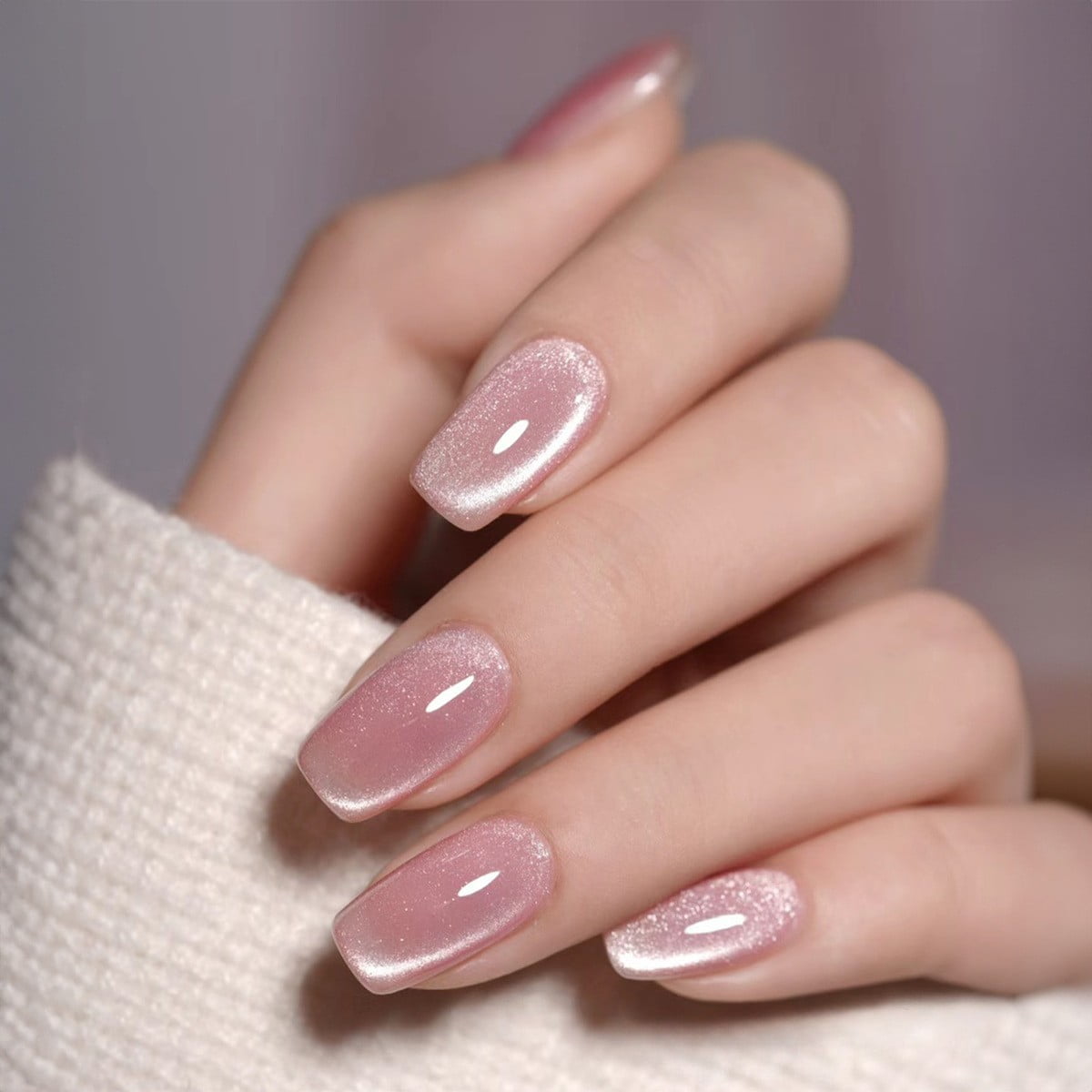 24pcs Press On Nails - Neon Color False Nails, Short Almond Acrylic ...
