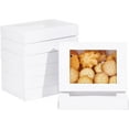 24pcs Rectangle Foldable Creative Cardboard Box Gift Box with Window ...