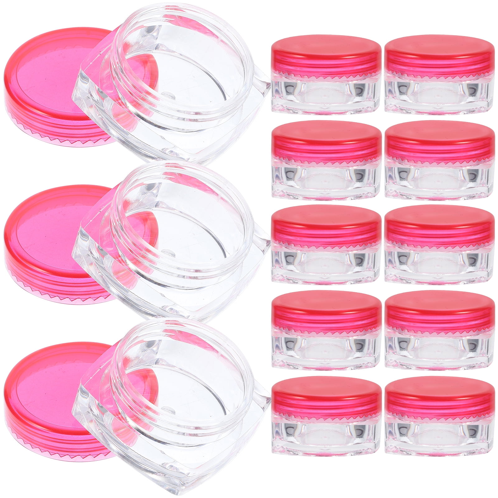 24pcs Refillable Cream Container Empty Cream Jars Face Cream Containers ...