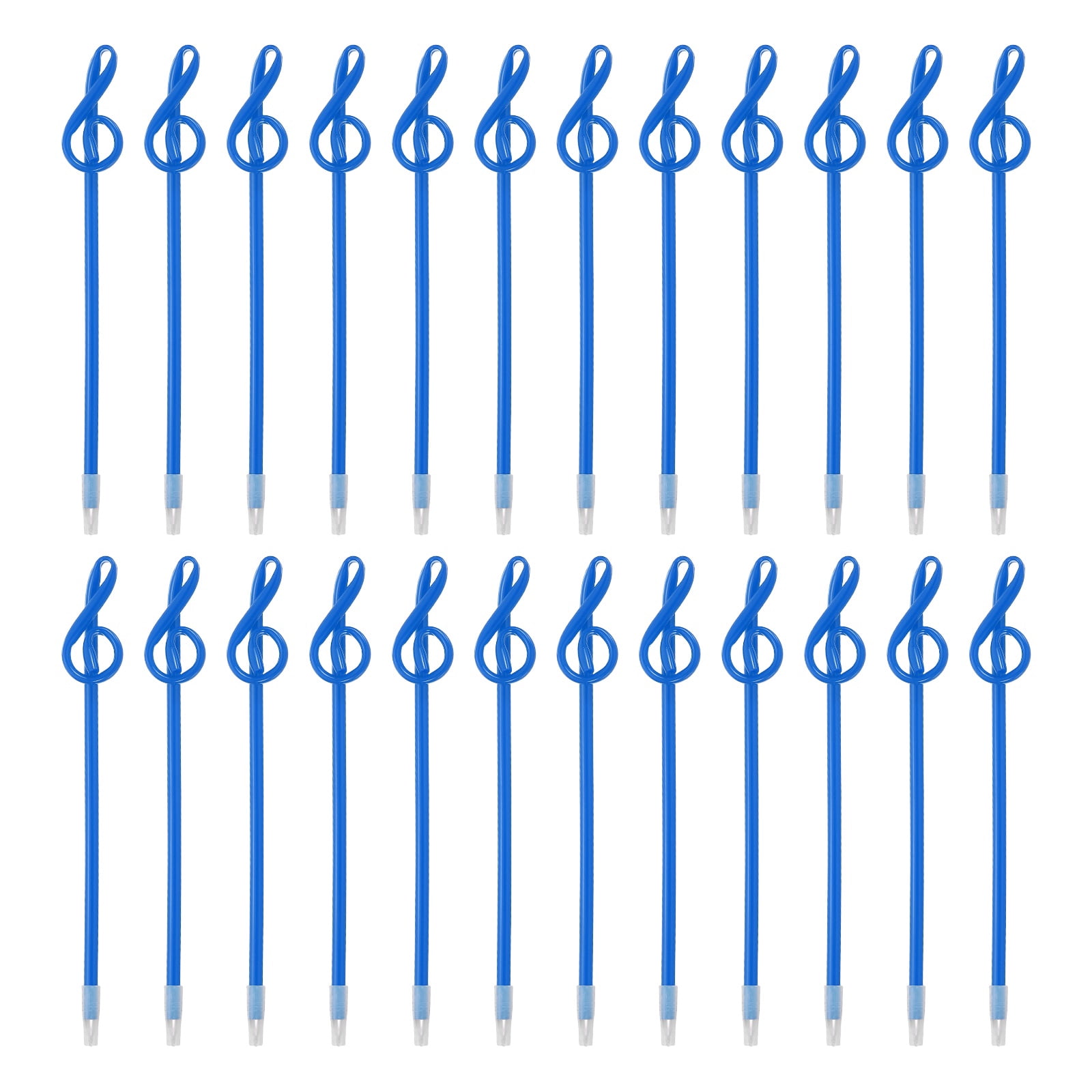 24pcs Rollerball Pens 1.0mm, Musical Note Ball Point Pens Black Liquid ...