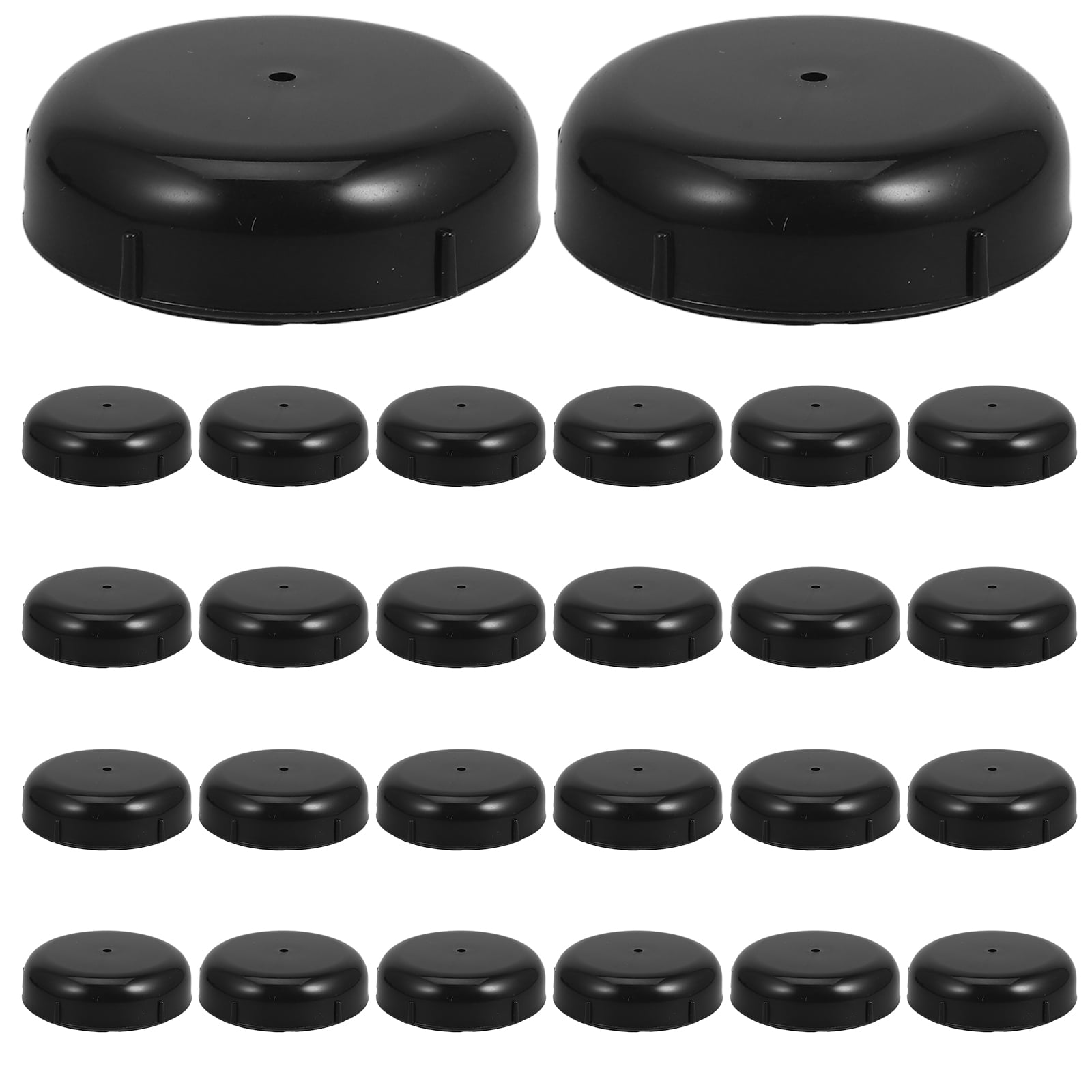24pcs Round Furniture Coaster Plastic Bed Stopper Plastic Couch Plastic ...