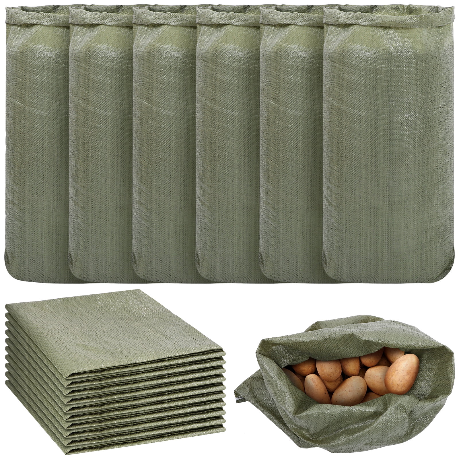 24pcs Sack Race Bags Shipping Bags Farm Storage Bags Potato Sack ...