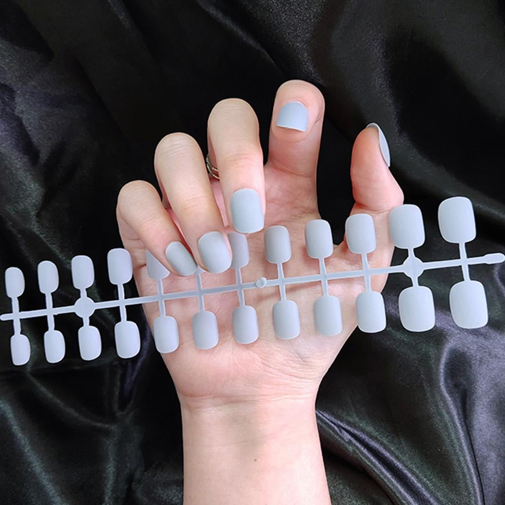 24pcs *Short Nail Pieces T8S9 - Walmart.com