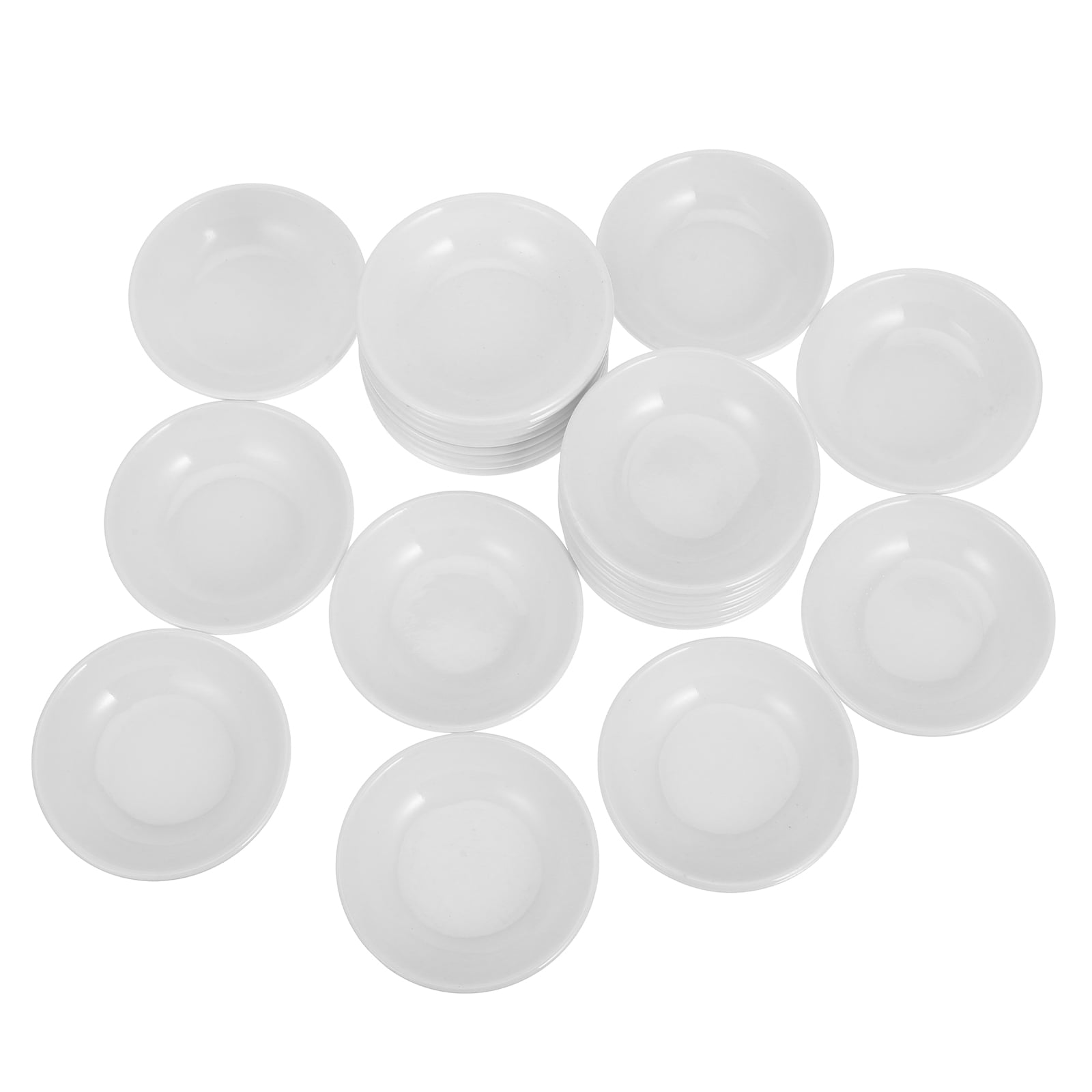 RENACLIPY Set of 24 Small White Dipping Bowls, Easy to Clean Tableware ...