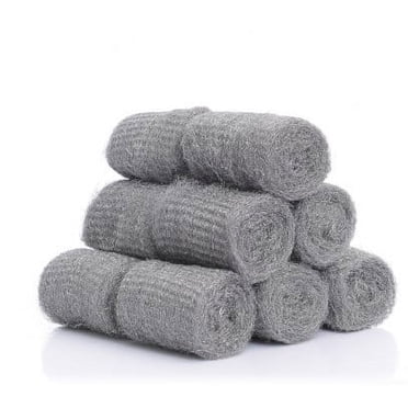 Brillo Heavy Duty Steel Wool Soap Pads, Original Red Scent, 10 Count ...